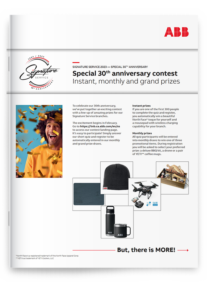 Signature Service - ABB Electrification Canada Inc.